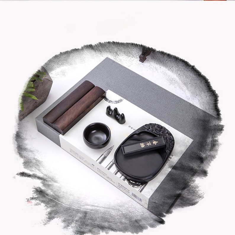 Chinese/japanese Calligraphy Brush Writing/painting Set With - Etsy