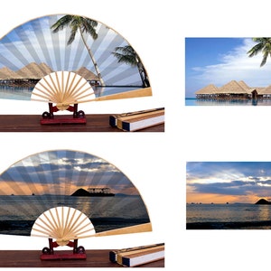 Customizable Folding Fan, Chinease/japanese Folding Hand Fan, Women ...