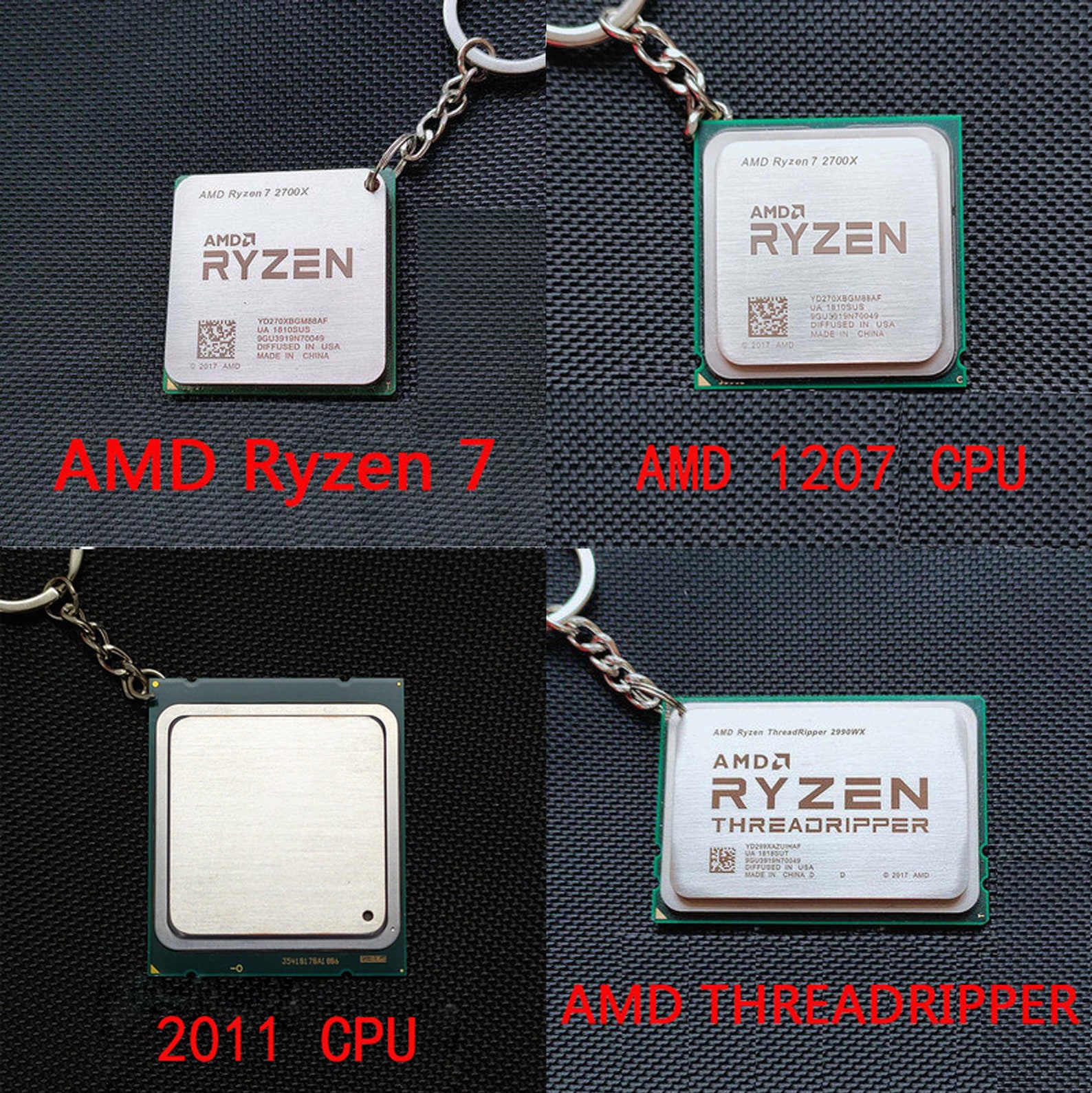 Personalised CPU Processor Keychainpersonalized | Etsy