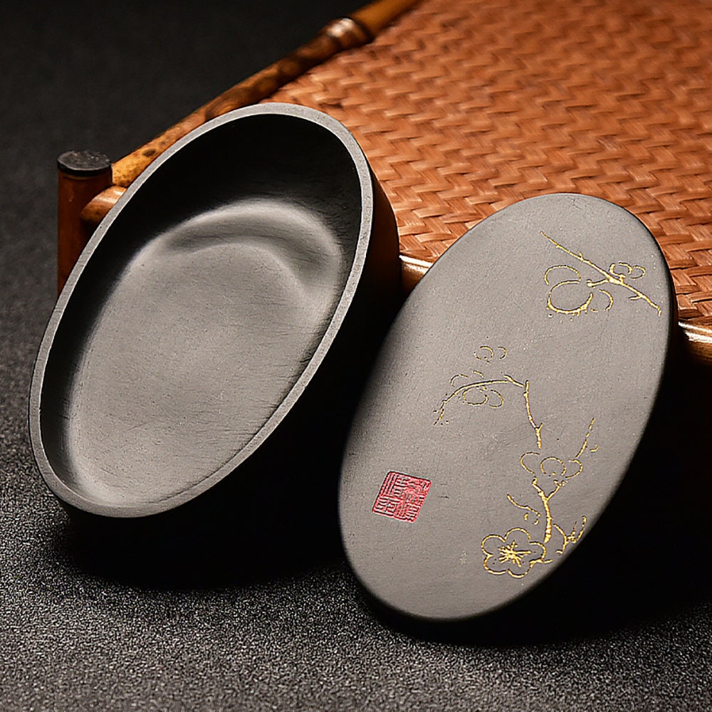 She Yan Inkstone,chinese Calligraphy Inkstone,natural Stone Calligraphy ...