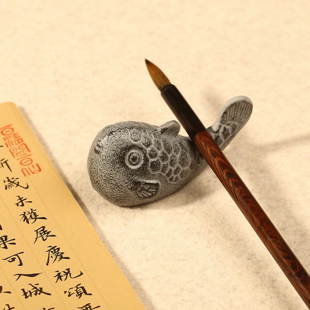 Calligraphy Writing Brush Rack, Chinese Calligraphy Pen Holder.ceramic ...