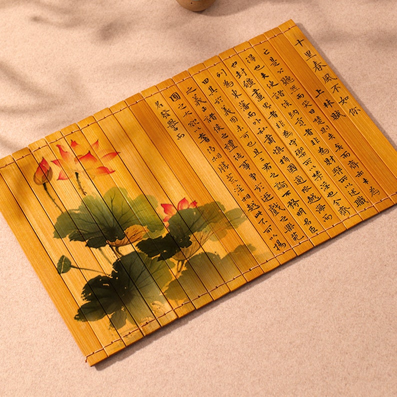 Handwritten Diy Creative Antique Natural Blank Bamboo Book Scrolls ...