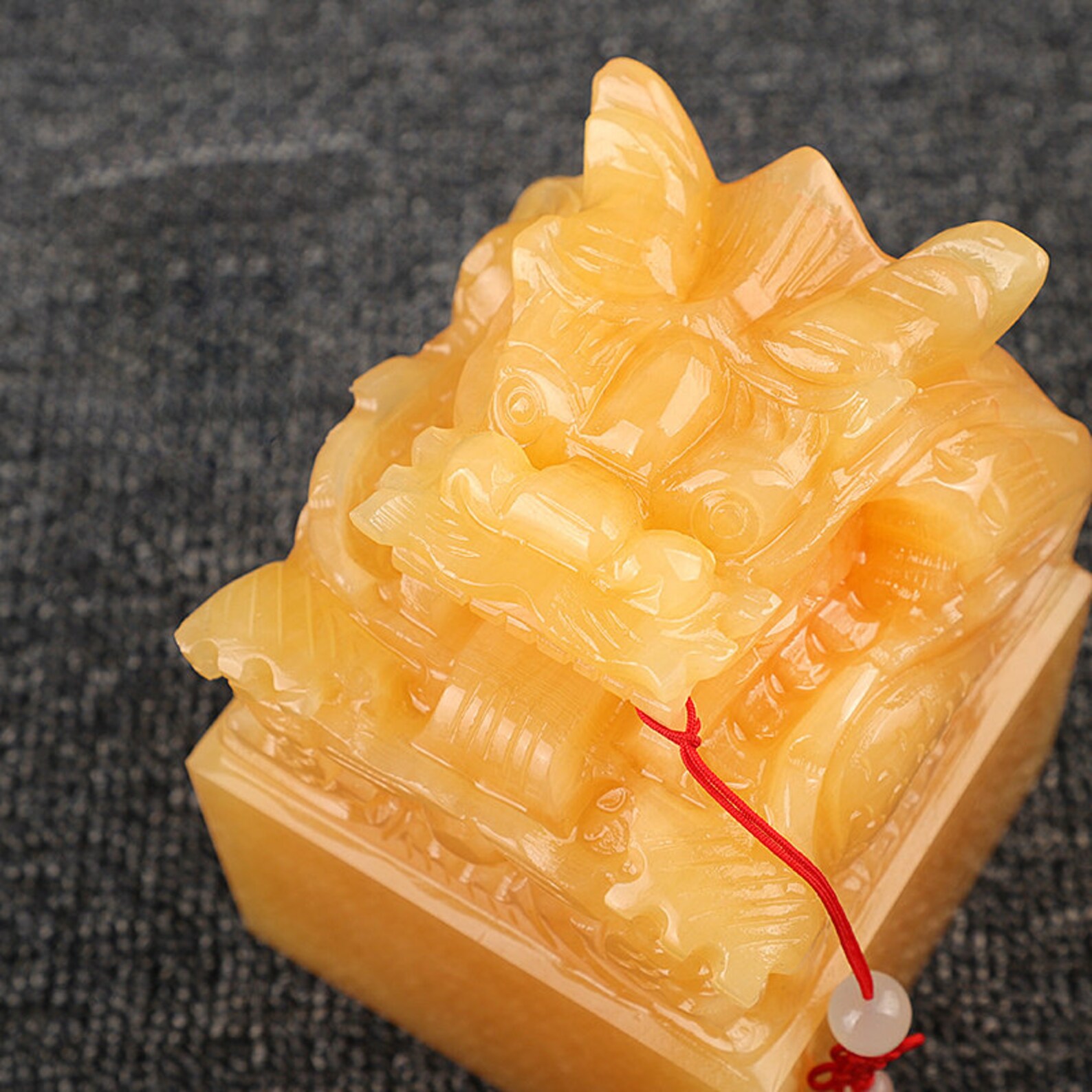 Chinese Rice Topaz Dragon Seal Chinese Custom Seal Chinese - Etsy