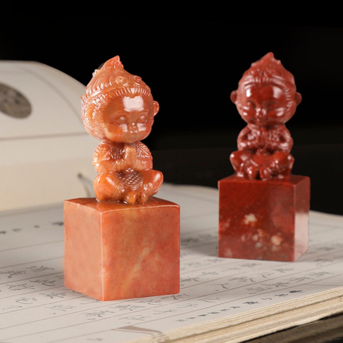 Custom Qi Tian Da Sheng Name Seal, Chinese Stone Square Seal With Your ...
