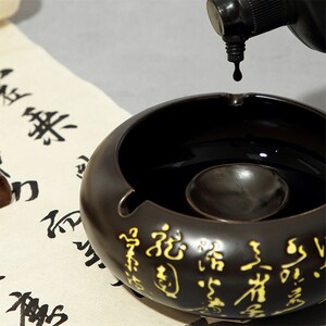 China's Wind Pottery Porcelain Multifunctional Inkwell Inkstone With ...