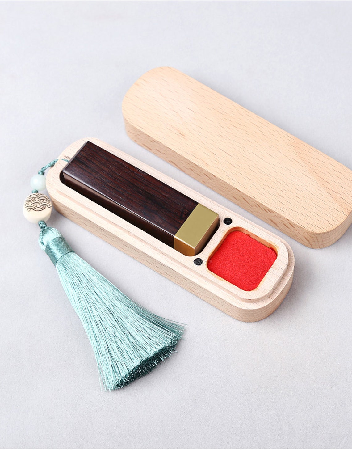 Chinese Wood and Brass Chop Seal, Chinese Custom Seal Carving, Chinese ...