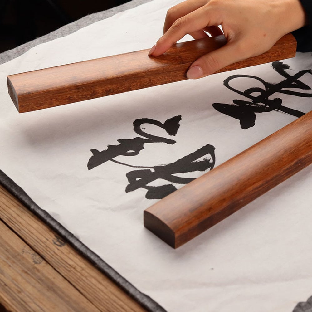 Custome Chinese Calligraphy Paperweight,wood Paperweight, Holding Paper ...