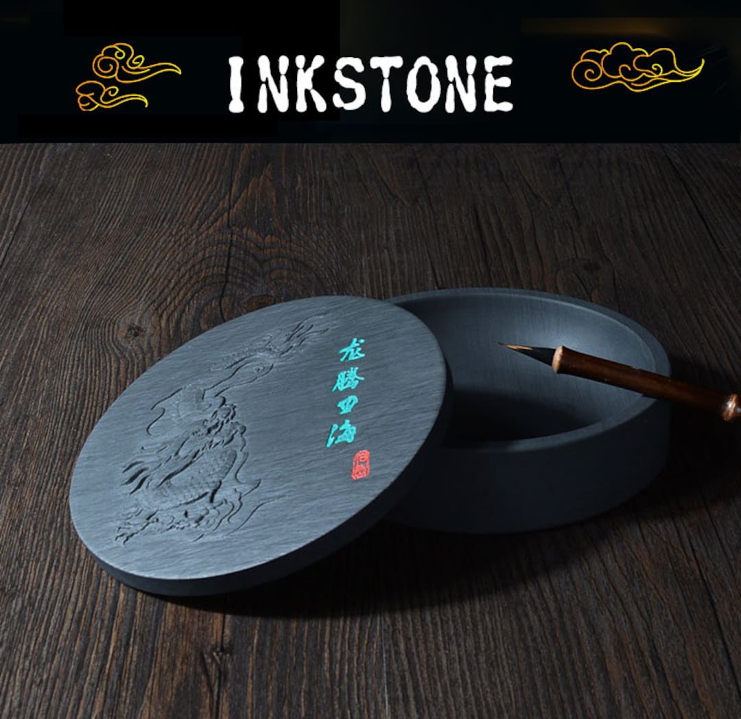 She Yan Inkstone,chinese Calligraphy Inkstone,natural Stone Calligraphy ...