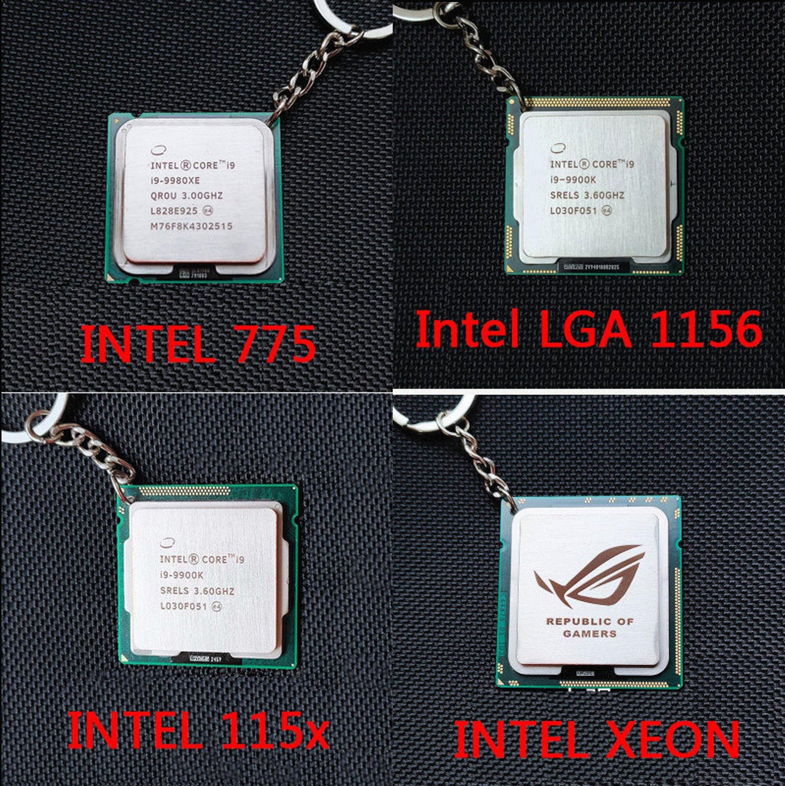 Personalised CPU Processor Keychainpersonalized | Etsy