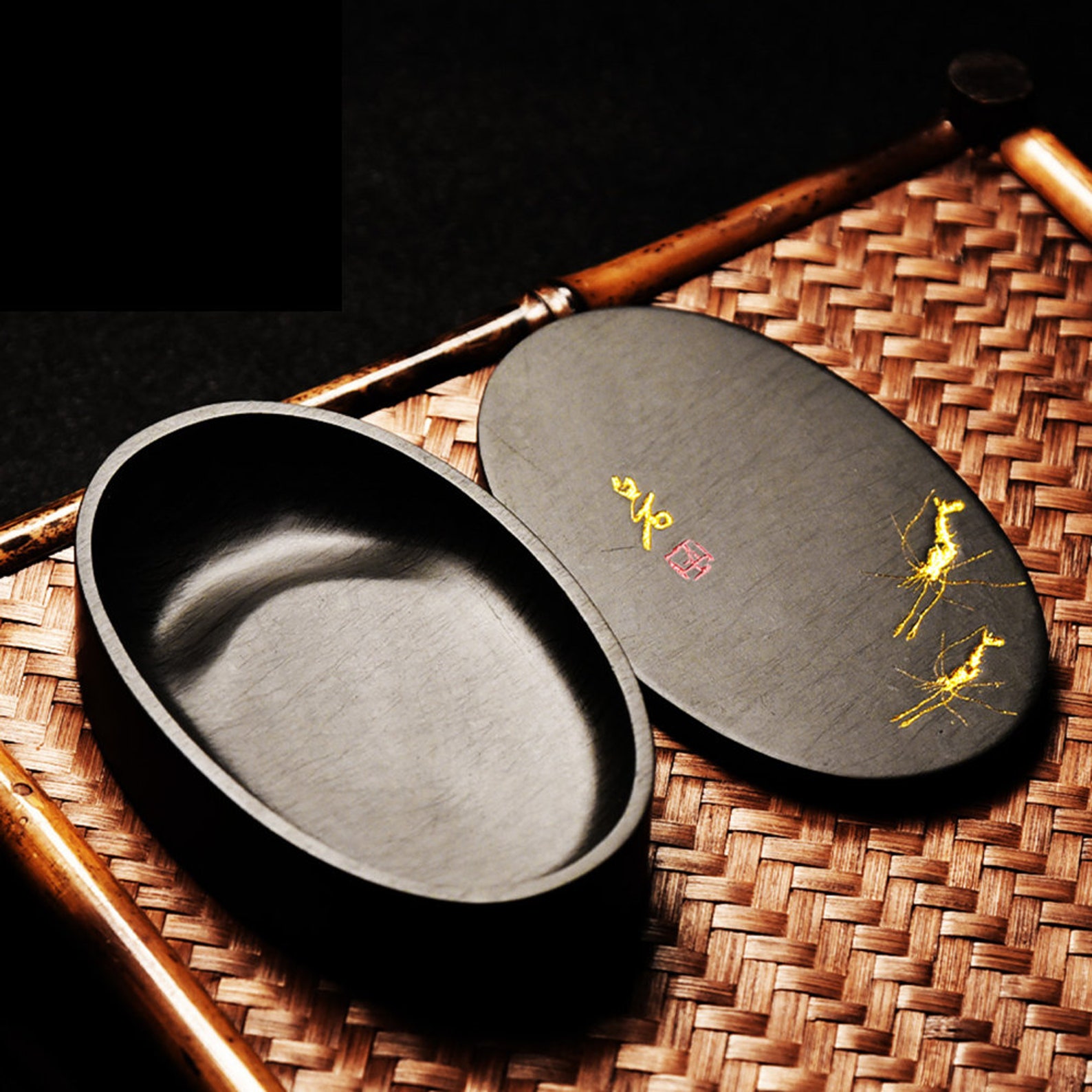 She Yan Inkstone,chinese Calligraphy Inkstone,natural Stone Calligraphy ...