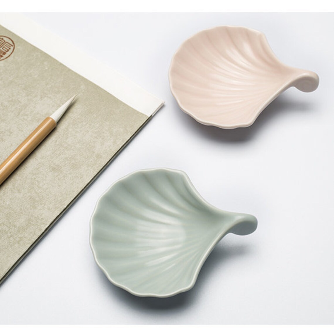 Multifunctional Inkwell Dish Porcelain Handmade Ink Well - Etsy