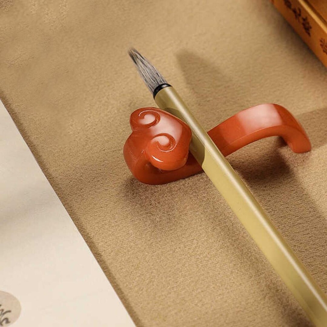 Calligraphy Writing Brush Rack, Chinese Calligraphy Pen Holder.ceramic ...