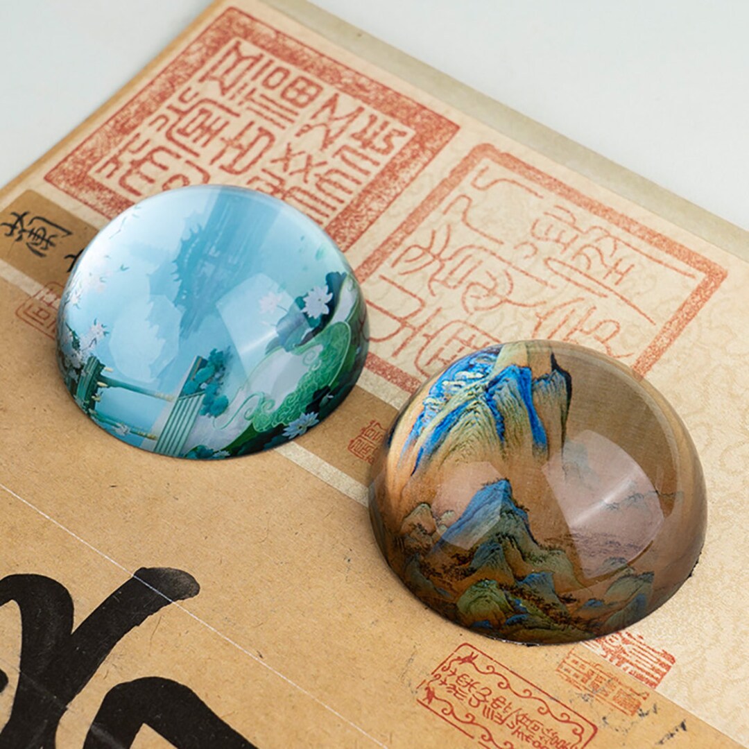 Chinese Calligraphy Paperweight - Crystal Paperweight, Holding Paper ...
