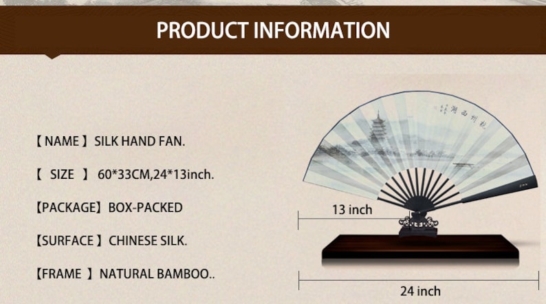 Handmade Chinese Traditional Culture Fan, Handheld Folding Fan,silk Fan ...