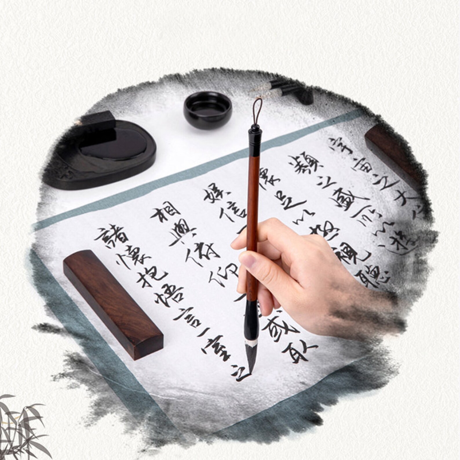 Chinese/japanese Calligraphy Brush Writing/painting Set With - Etsy