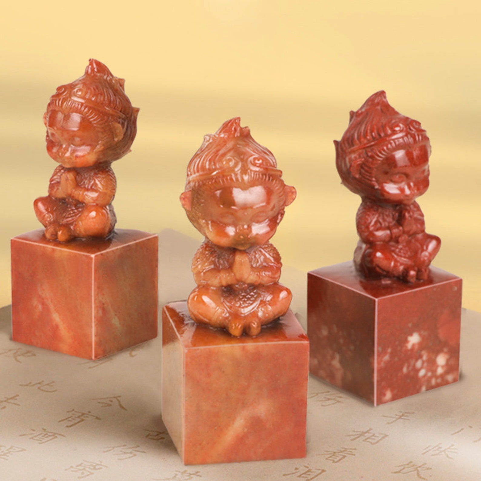 Custom Qi Tian Da Sheng Name Seal, Chinese Stone Square Seal With Your ...