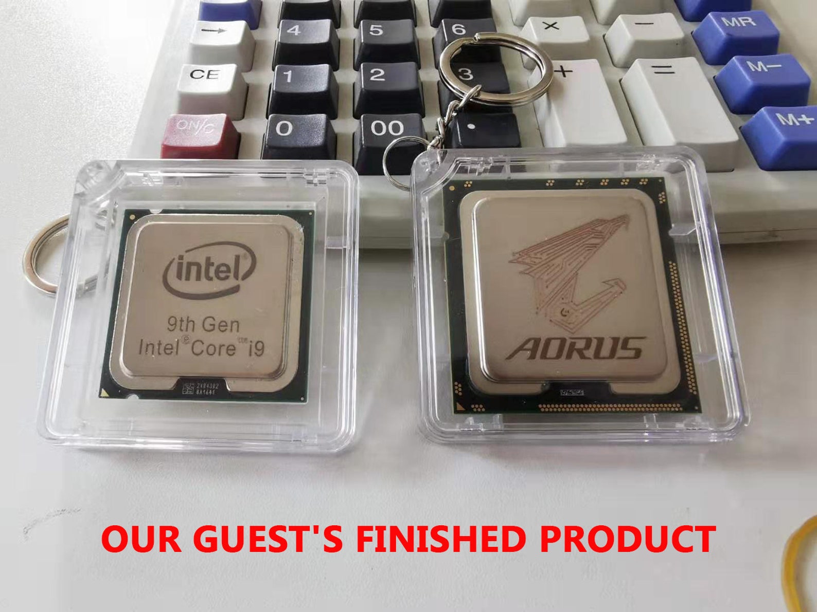 Personalised CPU Processor Keychainpersonalized | Etsy