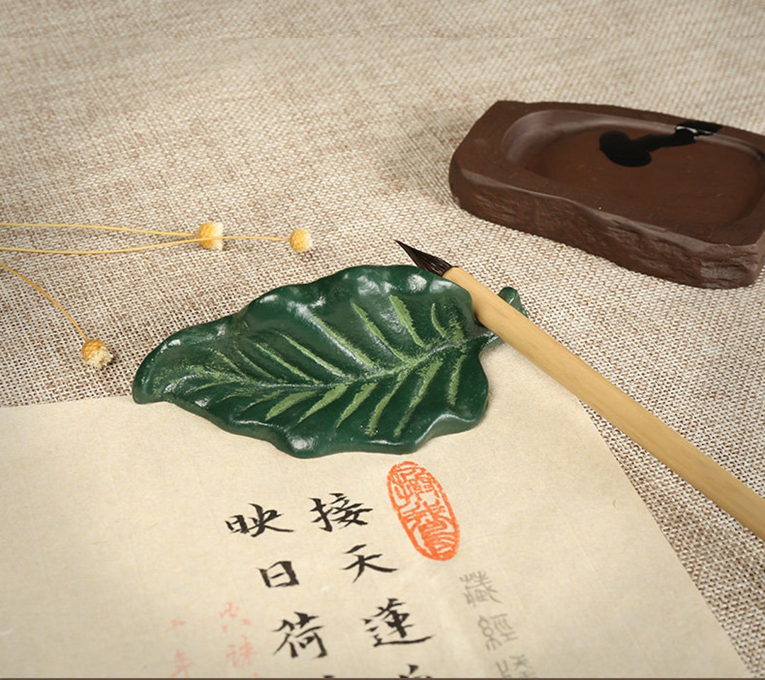 Calligraphy Writing Brush Rack, Chinese Calligraphy Pen Holder.iron ...
