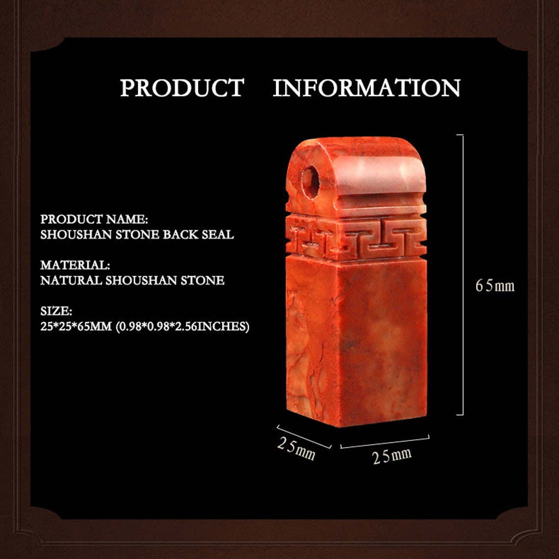 Chinese Shoushan Stone Chop Seal Chinese Custom Seal Chinese | Etsy