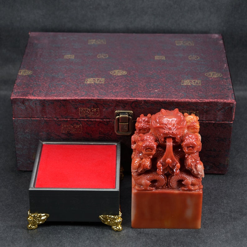 Chinese Dragon Seal, Chinese Custom Seal, Chinese Stone Seal Carving ...