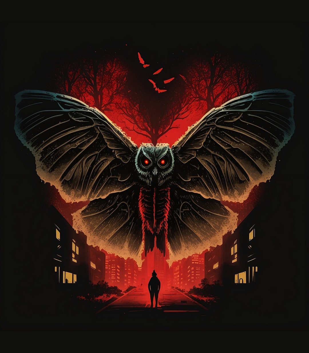 Mothman T-shirt - Etsy
