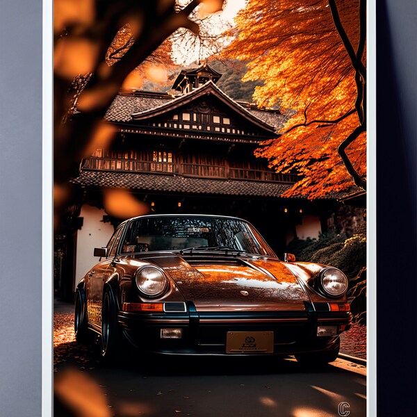 Porsche Poster Digital - Etsy