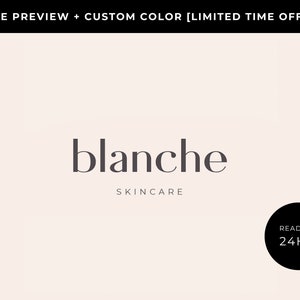 Chic Minimalist Boutique Logo Stylish Business Logo for - Etsy