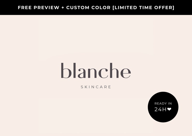 Chic Minimalist Boutique Logo Stylish Business Logo for - Etsy