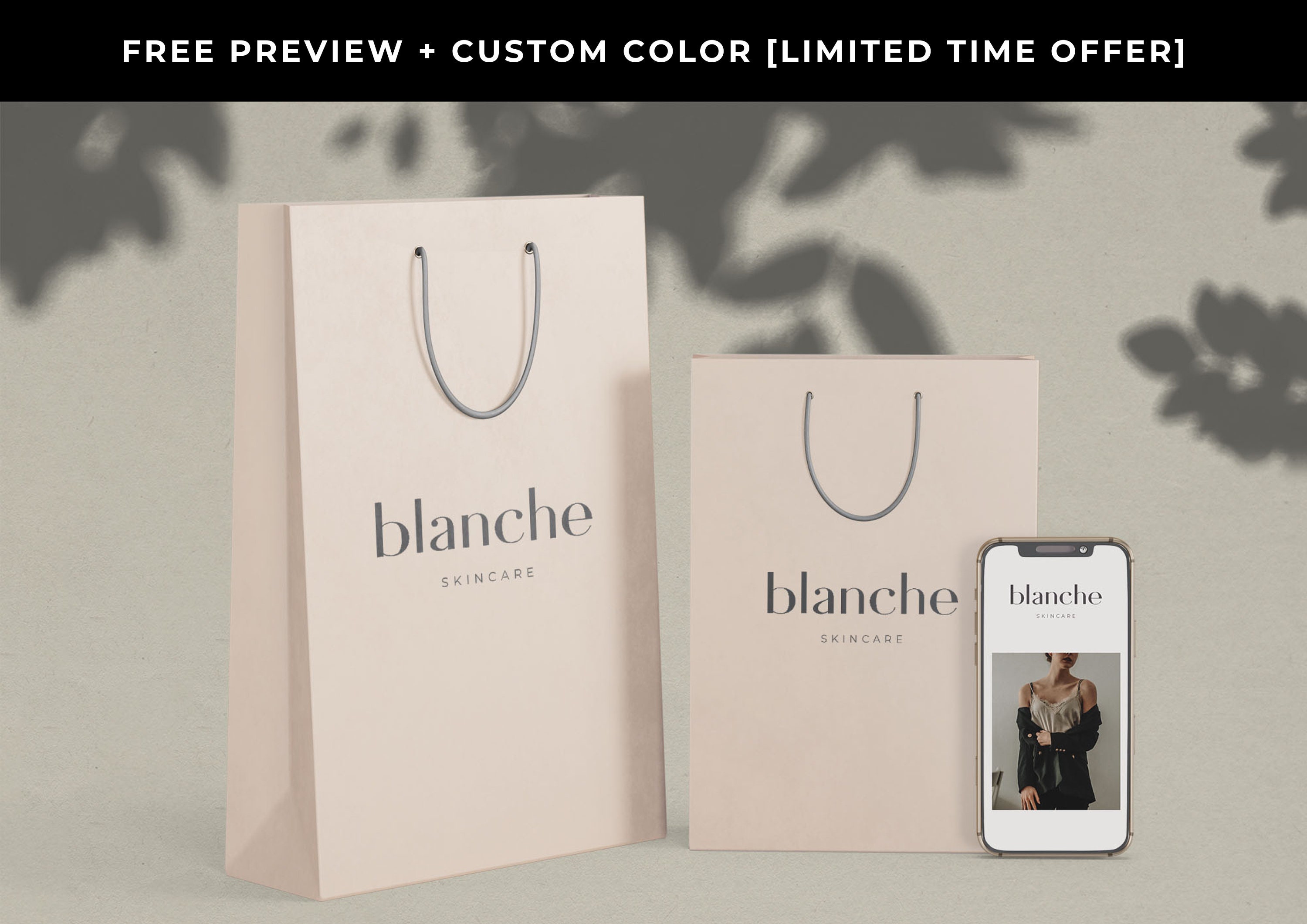 Chic Minimalist Boutique Logo Stylish Business Logo for - Etsy