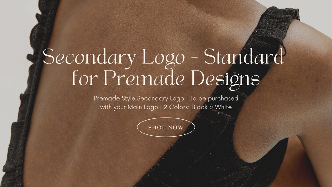 SECONDARY LOGO for Premade Logo Design, Custom Logo Design for Business ...