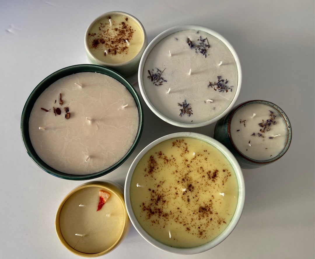 Ceramic Candle Pots - Etsy UK