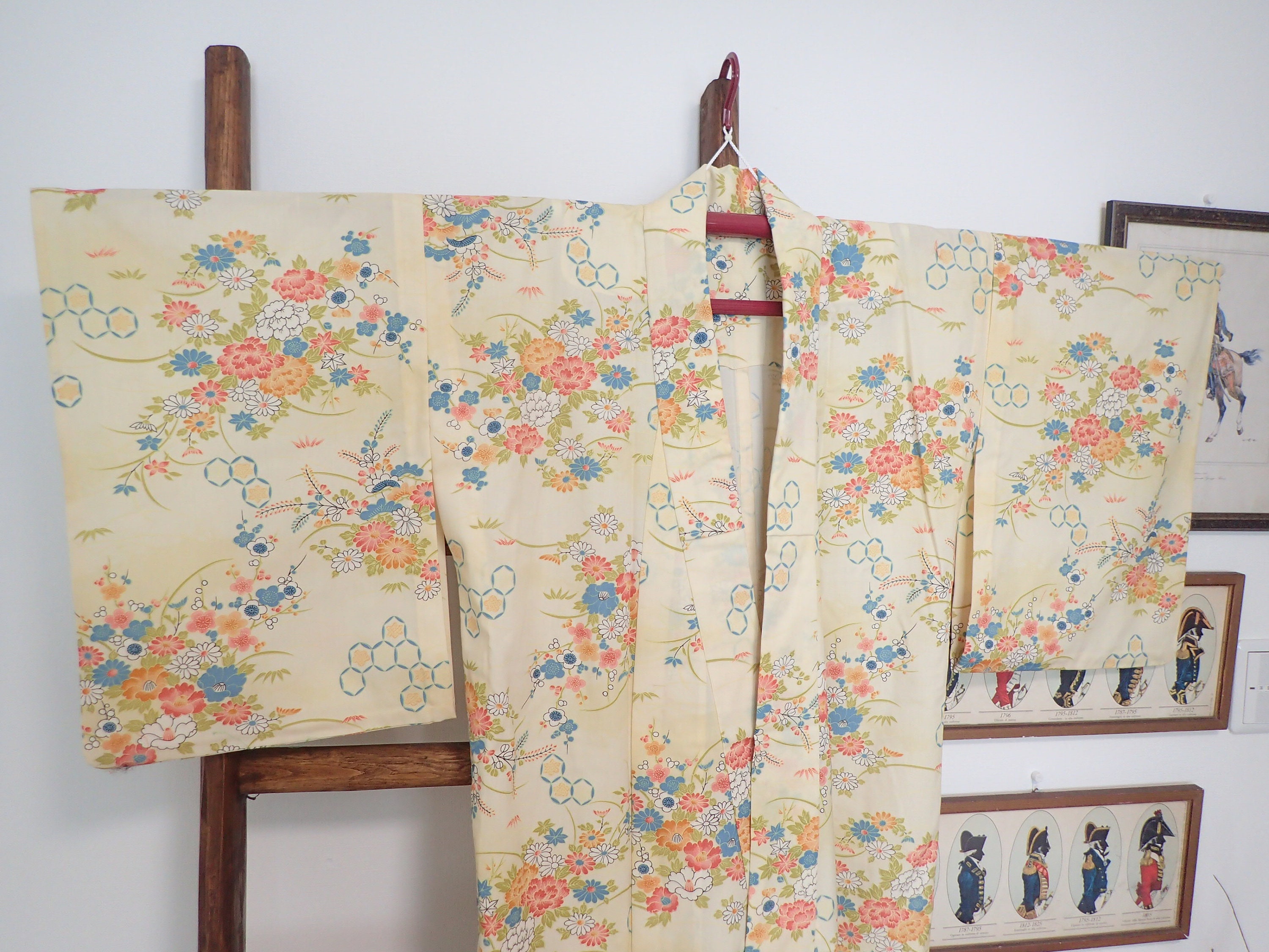 Japanese Kimono Hanger Haori Obi Yukata Hakama Telescope Type - Etsy