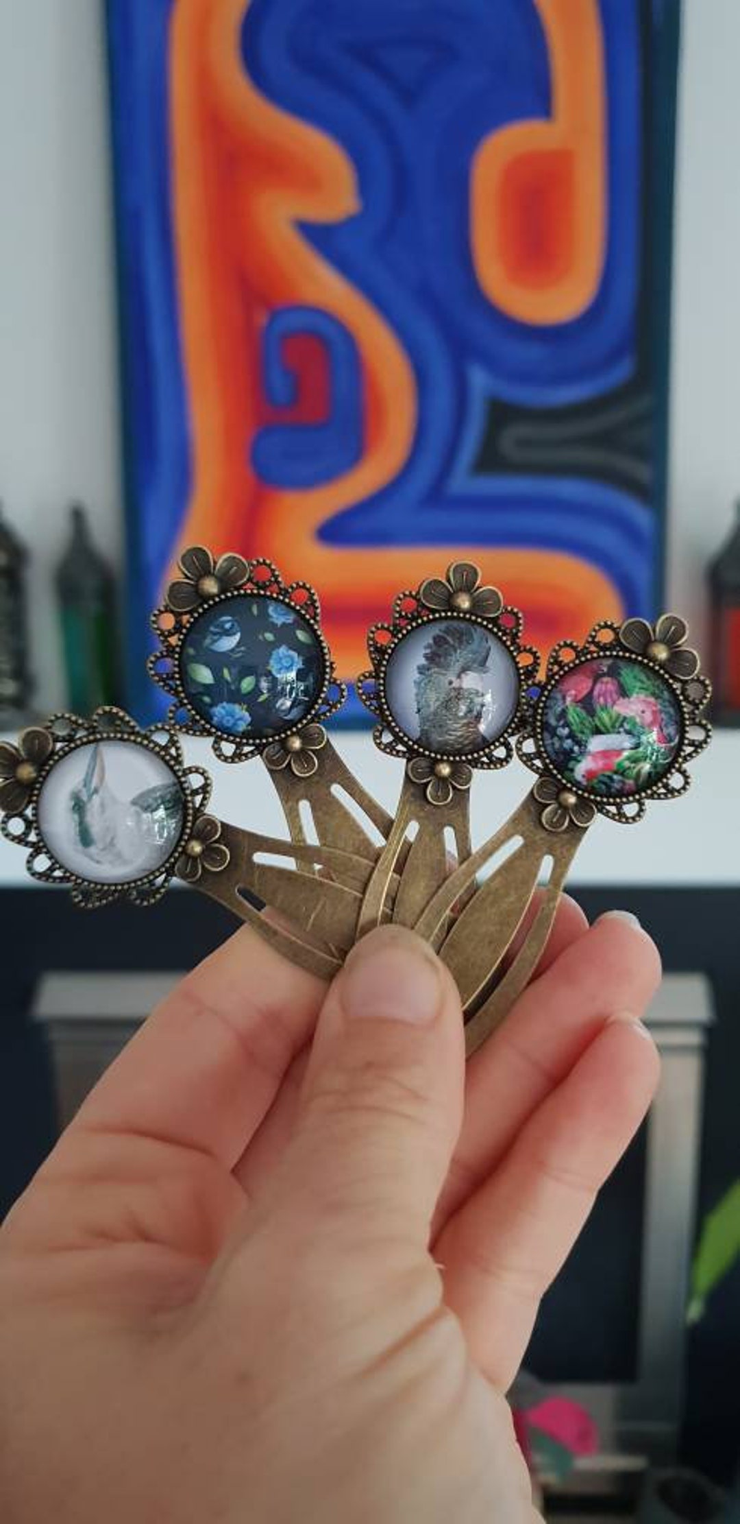 Antique Look- Australian Flora- Bronze Bookmarks- Australian Birds ...