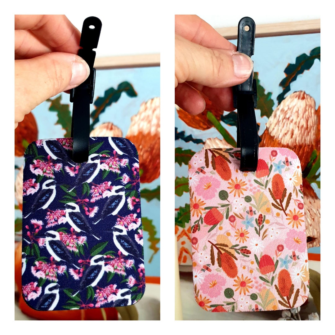 Luggage Tags Travel Australian Made Native Flora Kookaburra Cruise ...