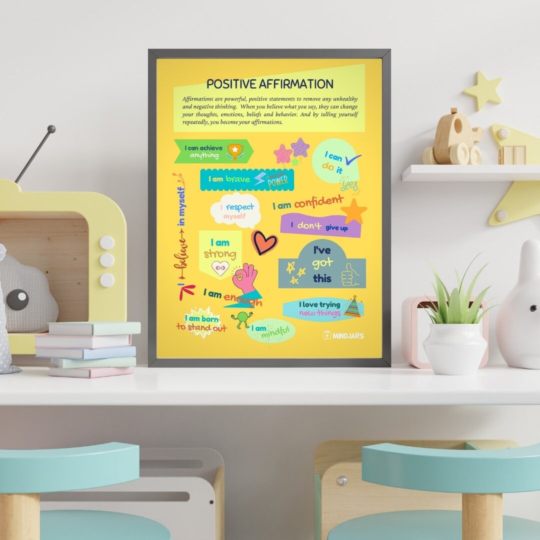 Positive Affirmation Poster (PDF) - Powerful Positive Statements to ...