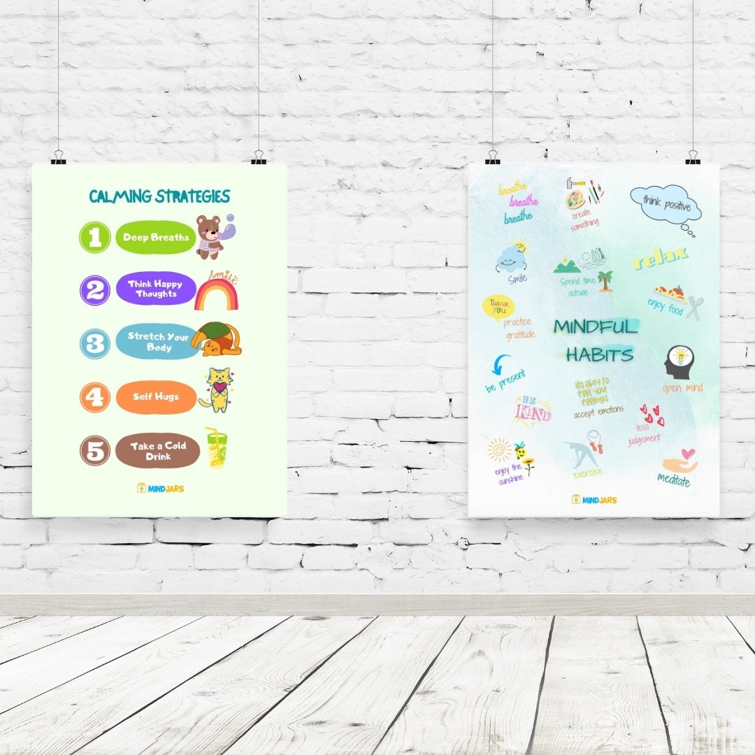 Calming Strategies Poster PDF A Printable Mindfulness to Help Overcome ...