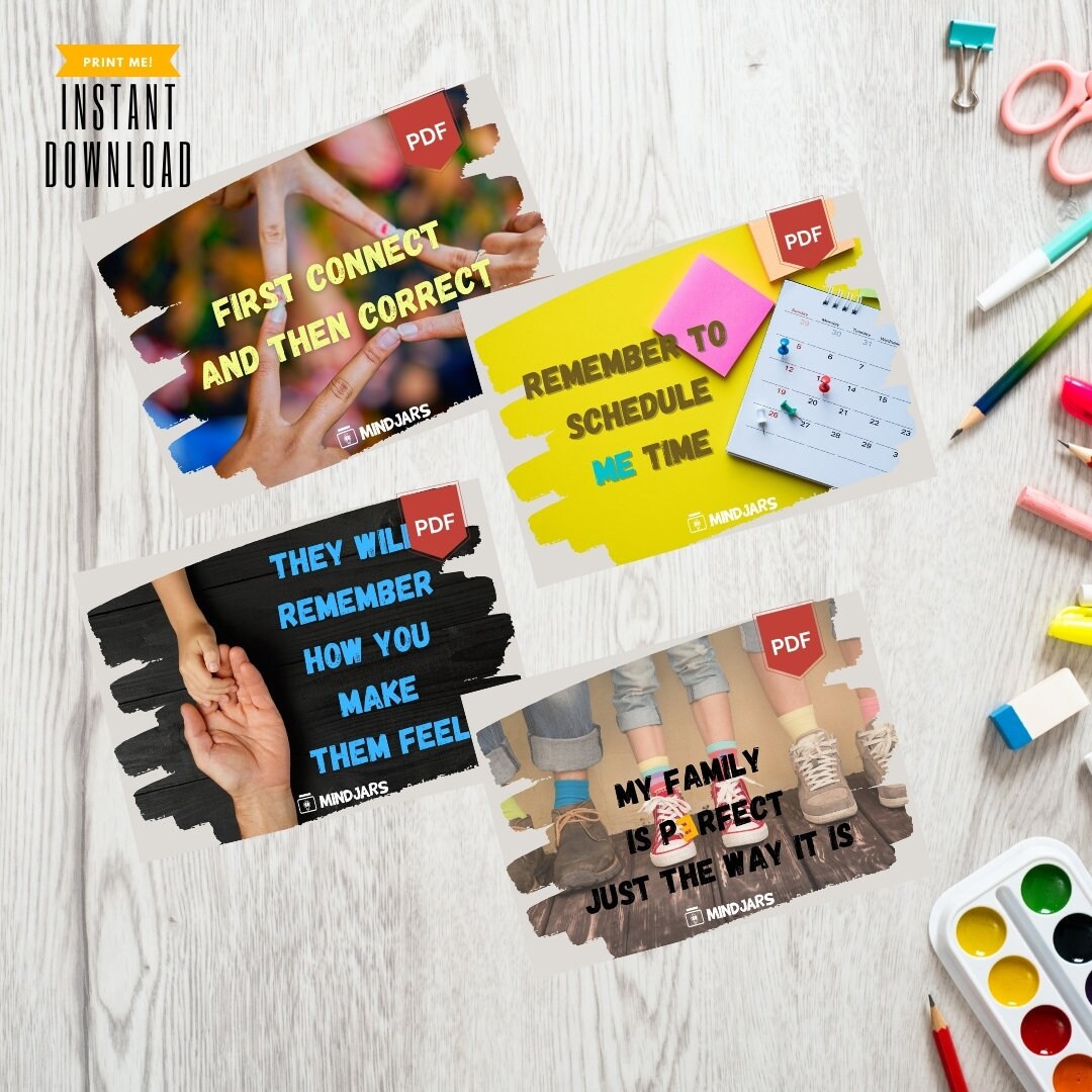 Parents Motivation Cards (PDF) - Printable Note Cards for Parents With ...