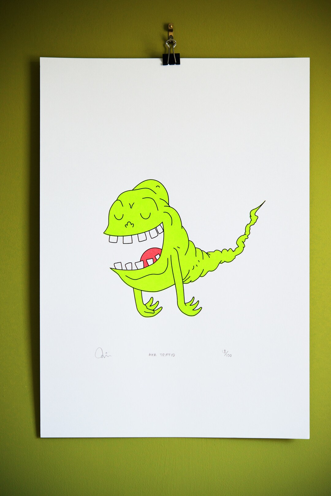 Green Ghost Screenprint Inspired by Ghostbusters - Etsy