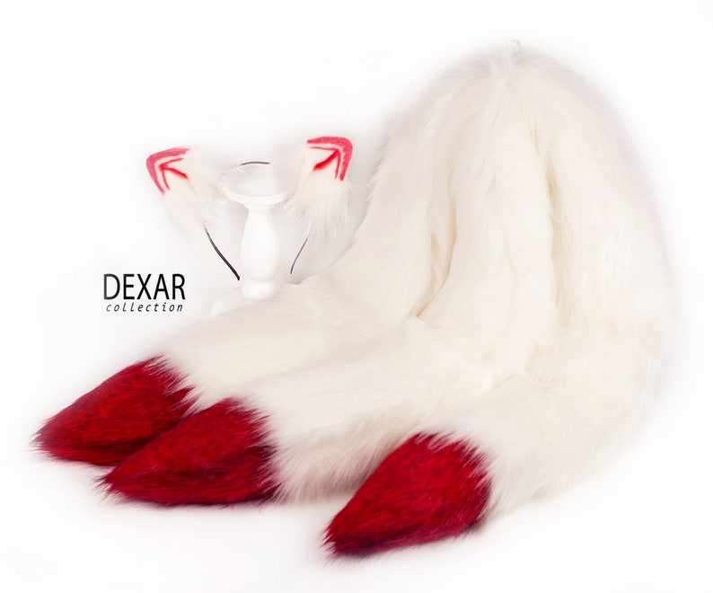 Faux Fur Kitsune 3 Fox Tails SET Plug/sex Toys/butt | Etsy