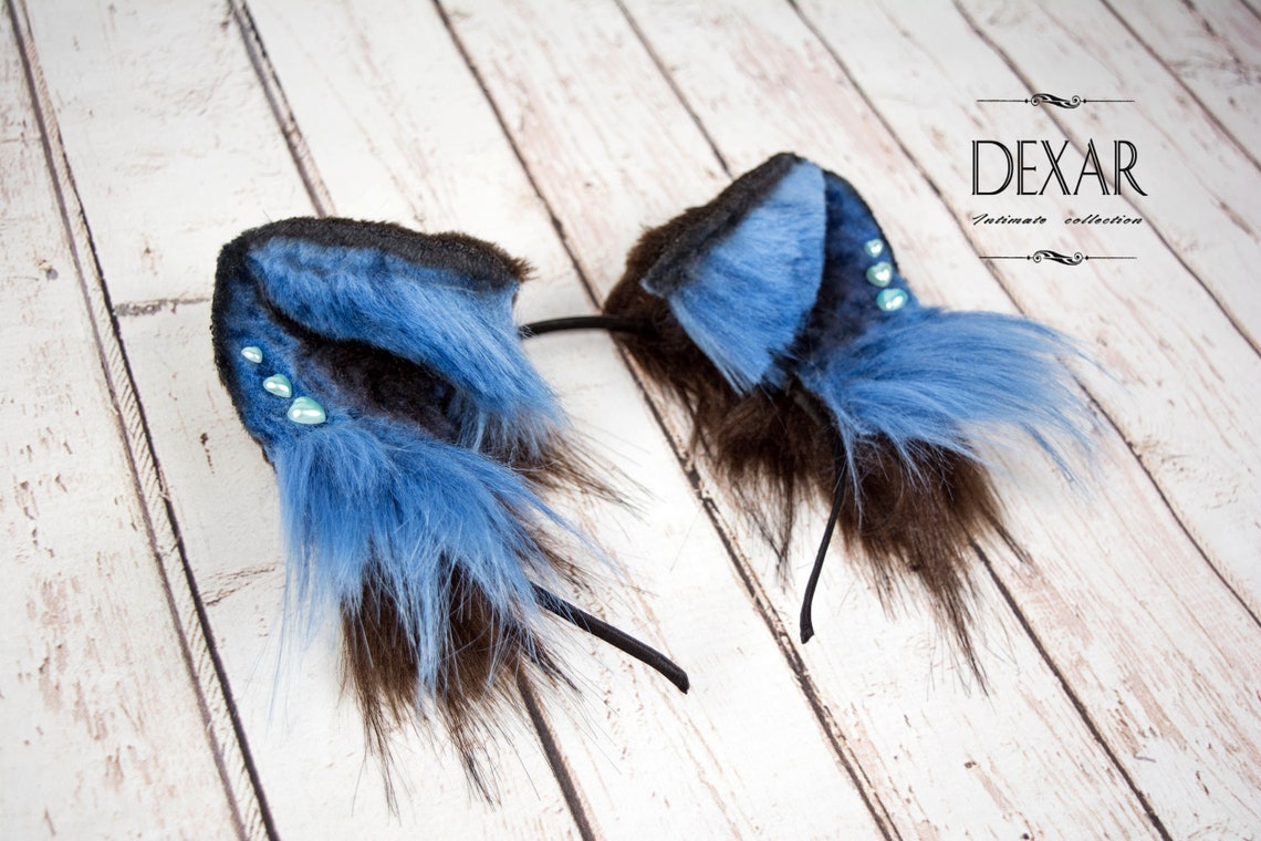 Set Wolf tail and ears/Cosplay ears/Kitty ears/Wolf ears/Fox | Etsy