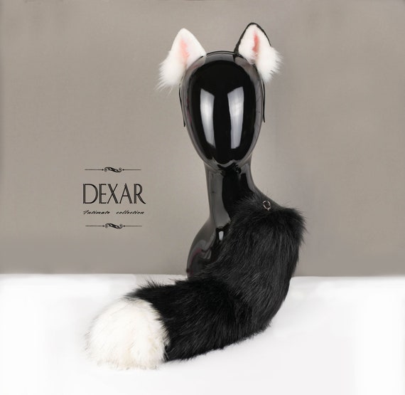 Set Wolf tail and ears/Cosplay ears/Cat ears/Wolf ears/Fox | Etsy