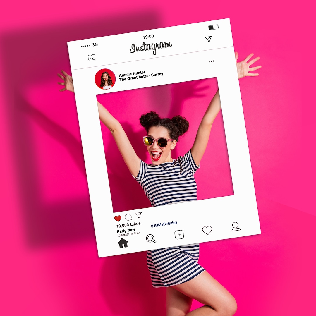 Original INSTAGRAM PHOTOBOOTH, Selfie FRAMES, Trendy Designs ...