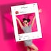 Personalized Instagram Selfie Frame: Party Photo Booth Prop - Etsy UK