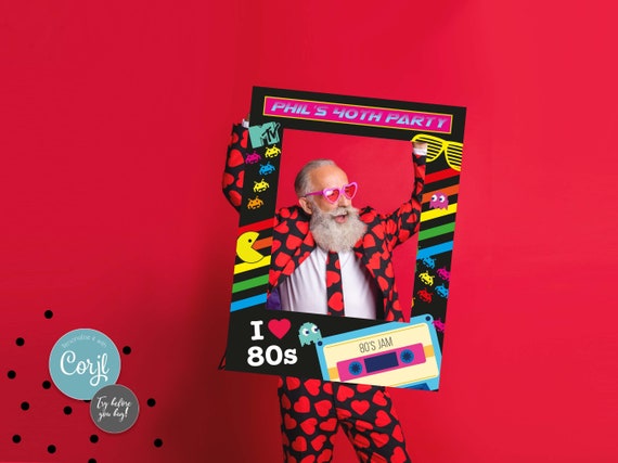 PHOTO PROP FRAME Custom Frames Photobooth Props Trendy - Etsy