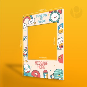 Back to School Photo Prop, SELFIE BOARD, Photo Booth Frame, Trendy ...