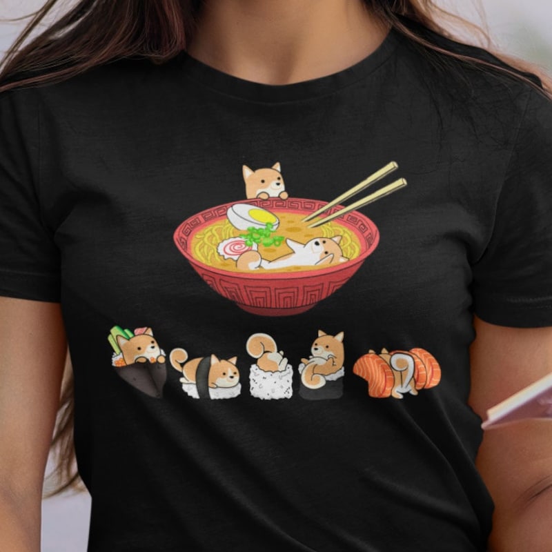 Shiba Ramen T Shirt - Etsy