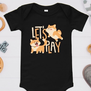 Shiba Inu / Akita Inu Onesie Bellacanvas Cute Baby Bodysuit - Etsy