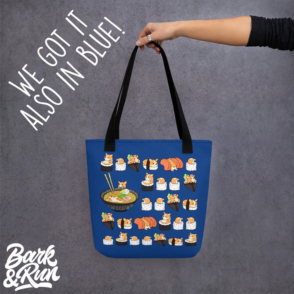 CORGI TOTE BAG: Cool Design of Chubby Pembroke Welsh Corgi and | Etsy