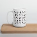 FRENCHIE MUG: Cute French Bulldog on White Glossy Ceramic Mug. Art by ...