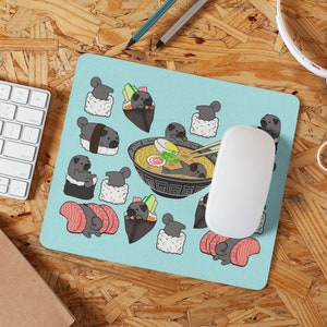 PUG MOUSE Padpug Sushi Original Design by Bark&run Pug - Etsy